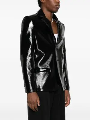 COURREGES Patent-finish Blazer