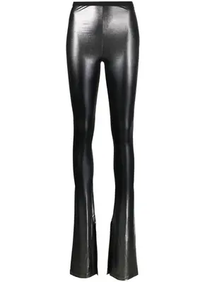 Rick Owens Metallic Flared Trousers