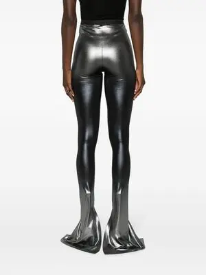 Rick Owens Metallic Flared Trousers