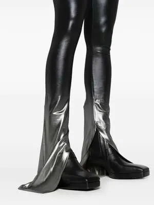 Rick Owens Metallic Flared Trousers