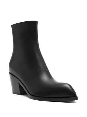 GIANVITO ROSSI Wednesday Leather Ankle Boots