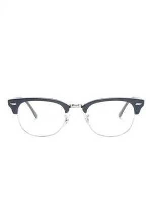 Ray-ban Clubmaster Round-frame Glasses - Blue