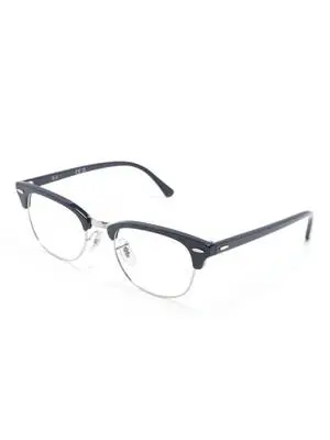 Ray-ban Clubmaster Round-frame Glasses - Blue