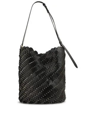 Rabanne Pacoïo Leather Bucket Bag