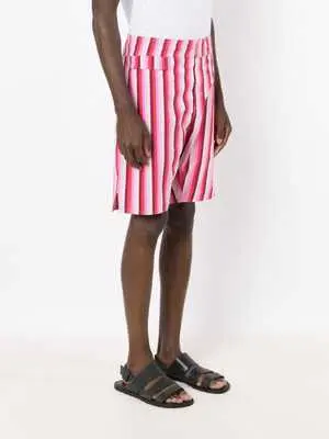 AMIR SLAMA Striped Bermuda Shorts