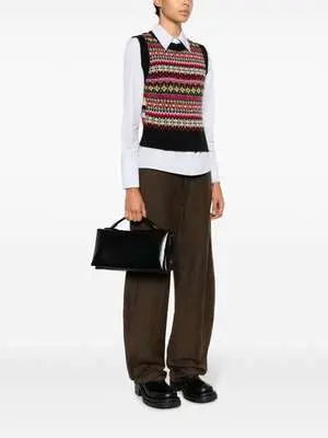 Marni Prisma Leather Tote