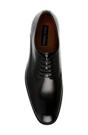 Steve Madden Daedric Derby - Black Leather