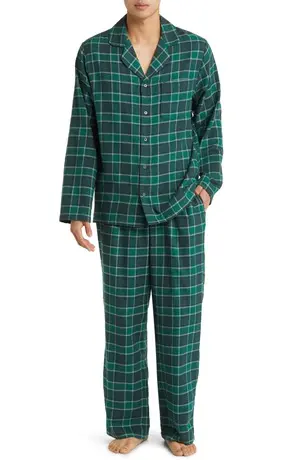 Nordstrom Plaid Flannel Pajamas Green Gables Johnstone Plaid
