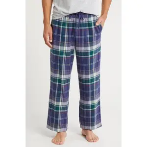 Nordstrom Flannel Pajama Pants Navy- Green Noel Plaid
