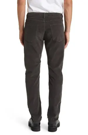 Closed Unity Slim-fit Cotton-blend Corduroy Pants - Charcoal