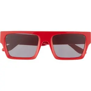 Dezi DEZI Slick 55mm Shield Sunglasses Slick Cherry/dark Smoke