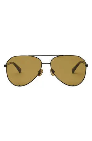 Dezi DEZI Blueprint Aviator Sunglasses Black / Olive Smoke