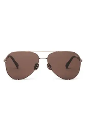 Dezi DEZI Blueprint Aviator Sunglasses Chocolate/cognac