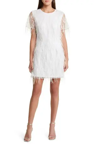 Milly Feathered Cocktail Dresses