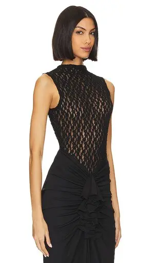 BUCI Sheer Lace Tank