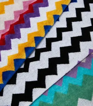 Missoni Cyrus Set Of 5 Zigzag Cotton Terry Towels - Multicoloured