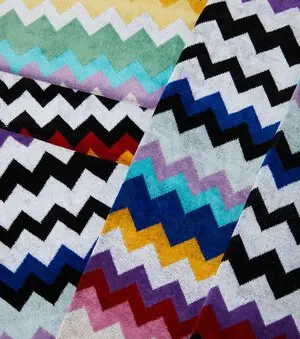 Missoni Cyrus Set Of 5 Zigzag Cotton Terry Towels - Multicoloured