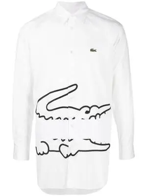 Comme Des Garçons X Lacoste Cotton Shirt - White