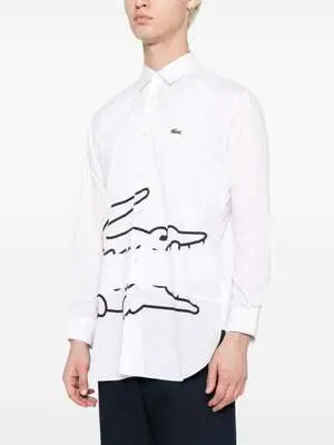 Comme Des Garçons X Lacoste Cotton Shirt - White