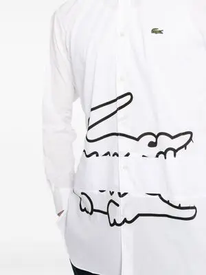 Comme Des Garçons X Lacoste Cotton Shirt - White