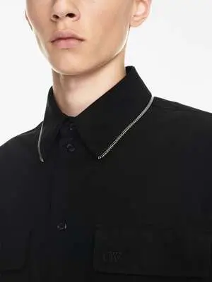 Off-White Zip-edge Cotton Shirt
