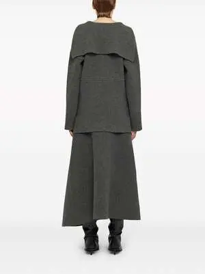 JIL SANDER Sailor Collar Knitted Top