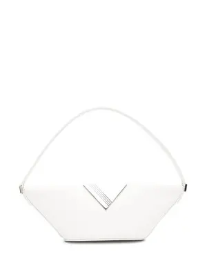 Attico Piccola Leather Shoulder Bag - White