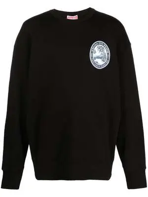 Kenzo Logo-patch Cotton Sweatshirt