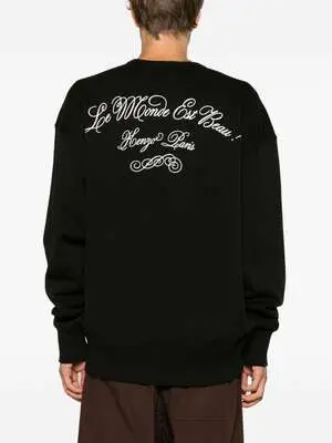 Kenzo Logo-patch Cotton Sweatshirt