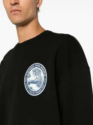 Kenzo Logo-patch Cotton Sweatshirt