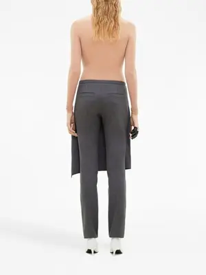 COURREGES Tailored Wool-blend Overskirt Trousers