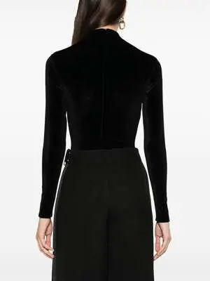 ATU BODY COUTURE Velvet Bodysuit - Black