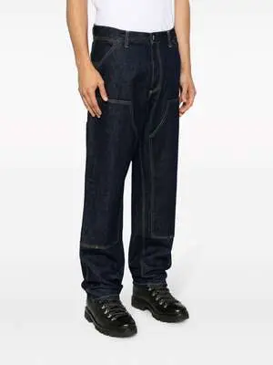 Carhartt Work In Progress Double Knee Trousers - Blue