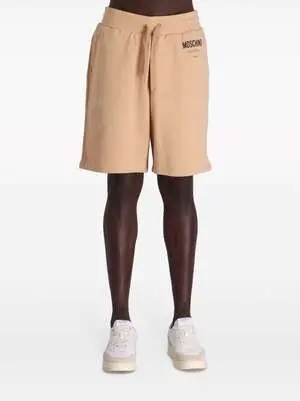 Moschino Print Organic Cotton Track Shorts
