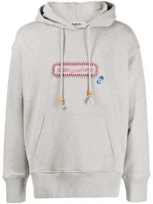 ADISH Alkhws Logo-print Hoodie