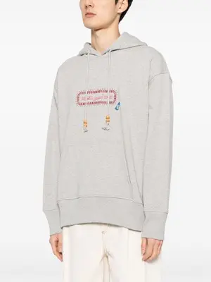 ADISH Alkhws Logo-print Hoodie