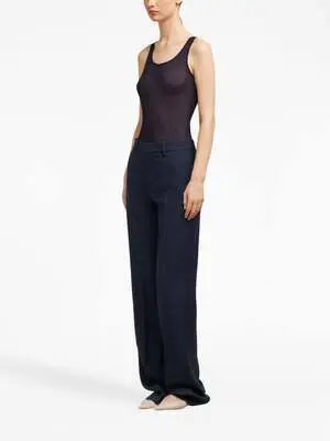 AMI Paris Wide-leg Virgin-wool Trousers