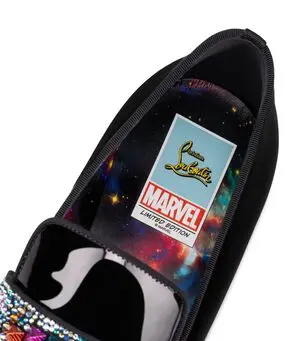 CHRISTIAN LOUBOUTIN X Marvel Infinity Rocks Leather Loafers