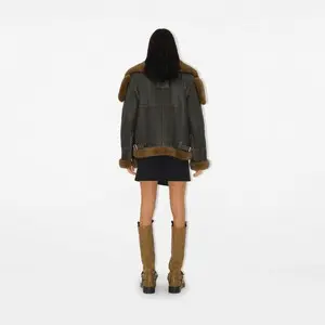 Burberry Shearling Aviator Jacket