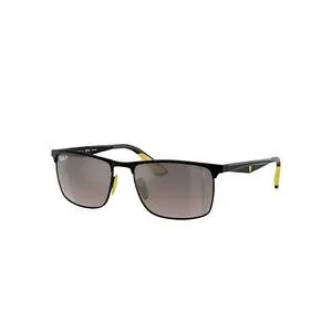 Ray-ban Scuderia Ferrari Collection Rectangle Sunglasses - Black