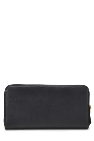 Prada Saffiano Zip Around Wallet