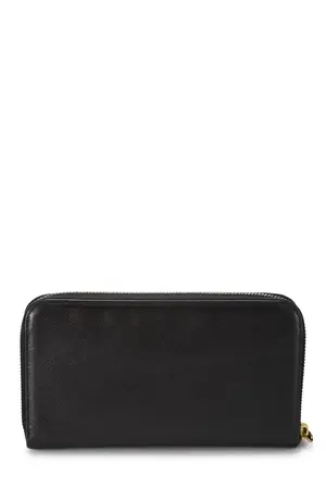Prada Saffiano Zip Around Wallet