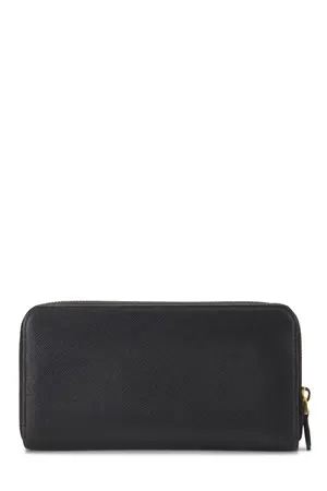Prada Saffiano Zip Around Wallet