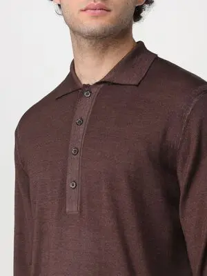 PAOLO PECORA Polo Shirt - Brown