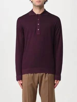PAOLO PECORA Polo Shirt Men Violet