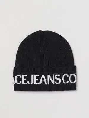 Versace Versace Jeans Couture Wool-Blend Beanie Black 1