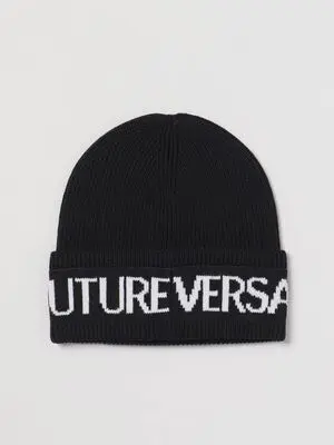 Versace Wool-blend Beanie - Black 1