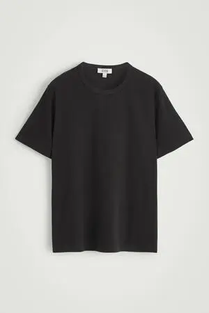 Cos Brushed-cotton Shirt - Black