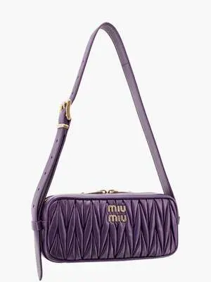 Miu Miu Shoulder Bag - Purple | Editorialist