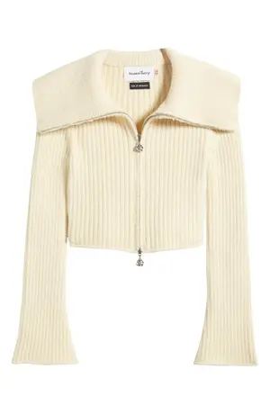 HOUSE OF SUNNY Peggy Rib Crop Cardigan